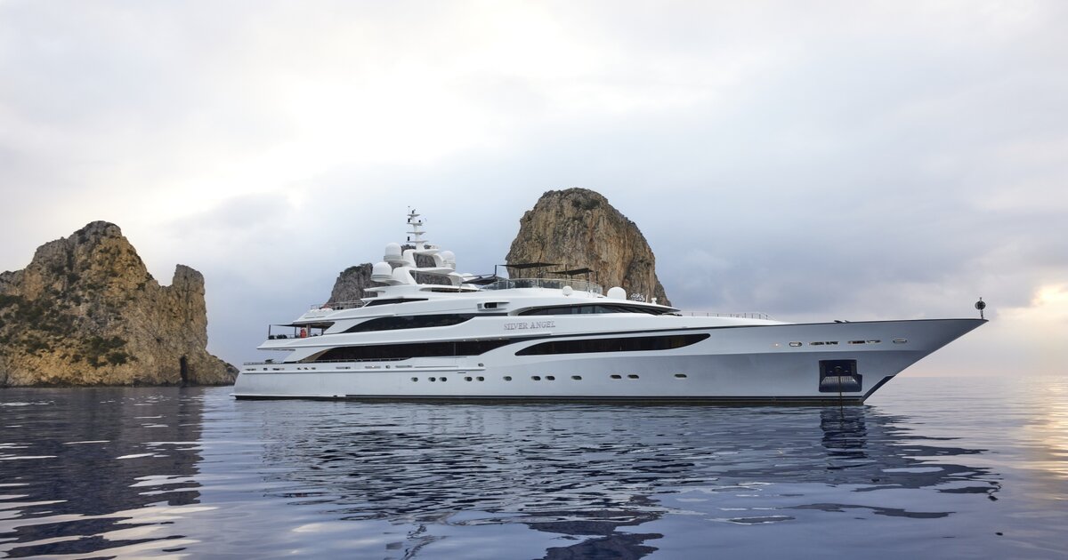 Silver Angel Yacht Charter - Luxury 64.5m Superyacht by Benetti