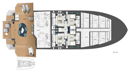 Pandion Pearl Yacht Charter - Luxury 44.5m Superyacht by Sanlorenzo